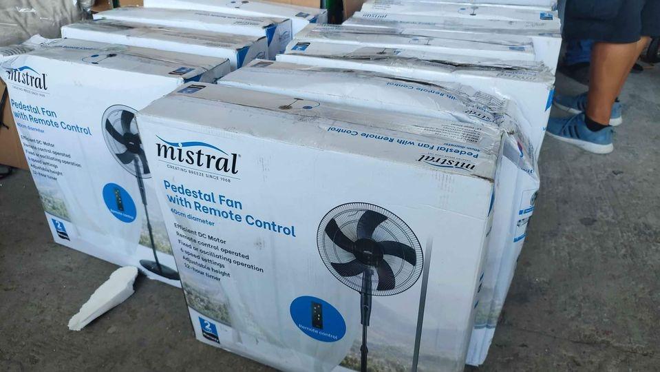 MISTRAL PEDESTAL FAN WITH REMOTE CONTROL, Furniture & Home Living ...