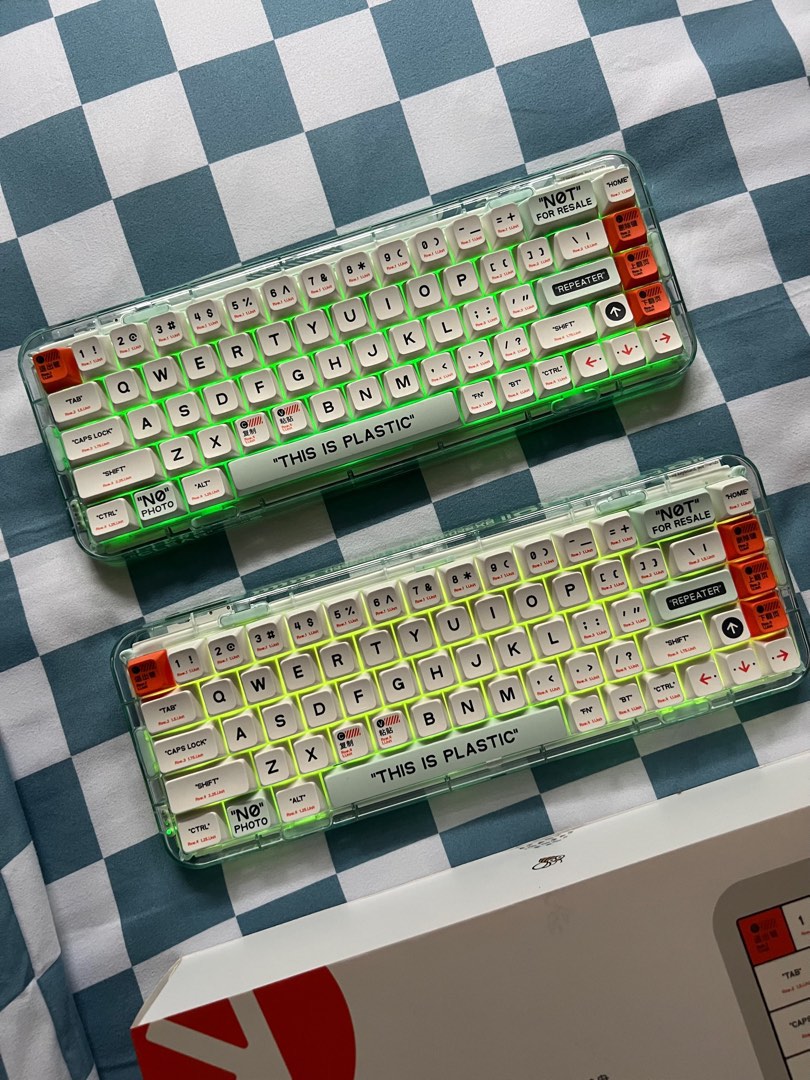 Mojo68 Keyboard Off White Inspired Keyboard, Computers & Tech, Parts ...