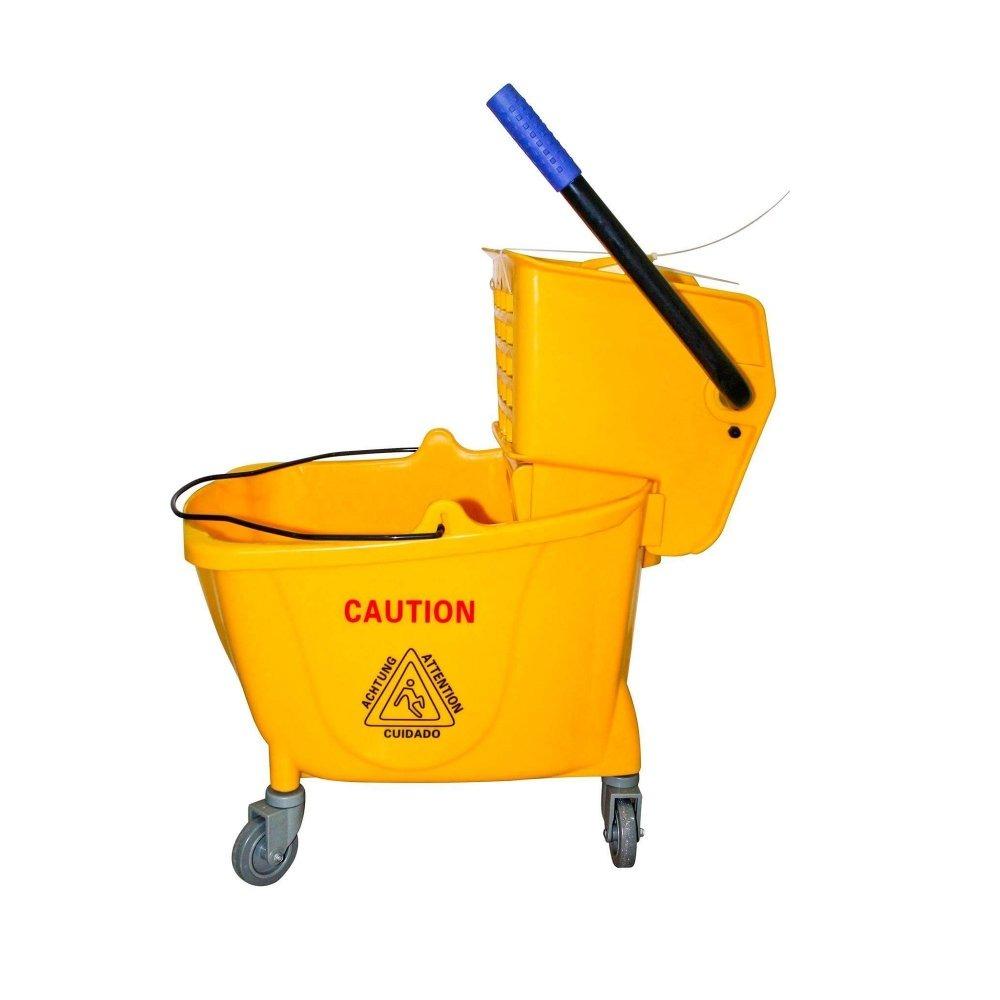 Mop Bucket w Wringer combo Mop Squeezer, Commercial & Industrial ...