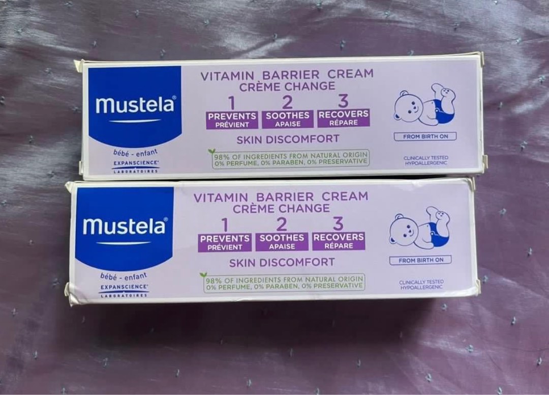 Mustela Vitamin Barrier Cream - Diaper Cream, Babies & Kids, Bathing ...