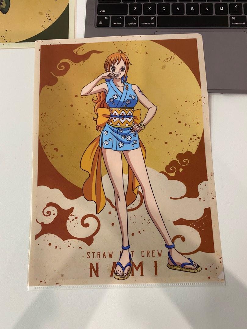 Nami One Piece A4 folder One Piece Day2020, Hobbies & Toys ...
