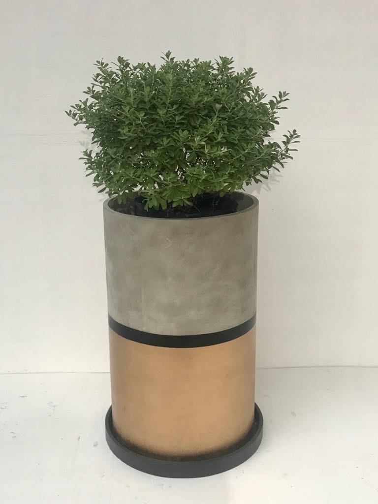 NATHALIA24" Glass Fiber Reinforced Concrete (GFRC) Planters Plant box ...