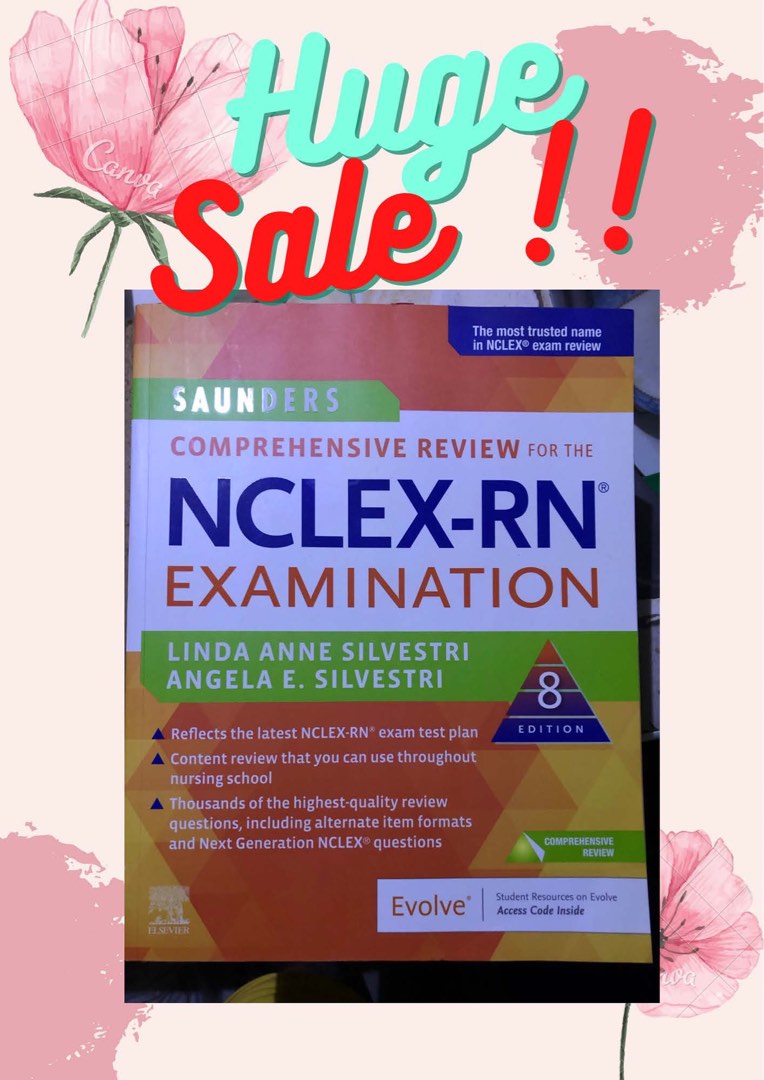 NCLEX Saunders Q& A Comprehensive Review, Hobbies & Toys, Books ...
