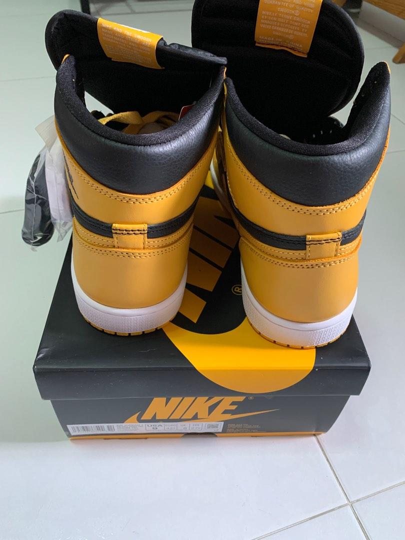 Nike Air Jordan Retro 1 High - Pollen, Men's Fashion, Footwear ...