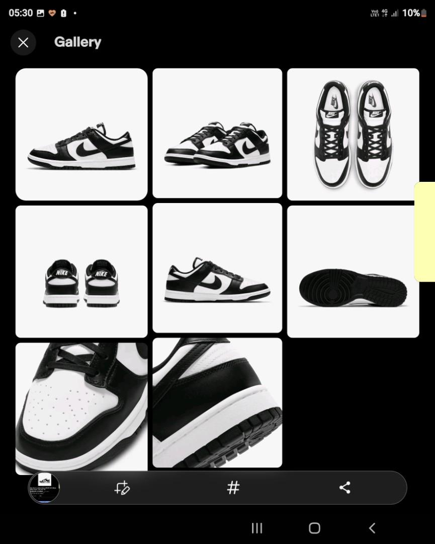 Nike duke low retro shoe A.K.A. `PANDA`, Men's Fashion, Footwear ...