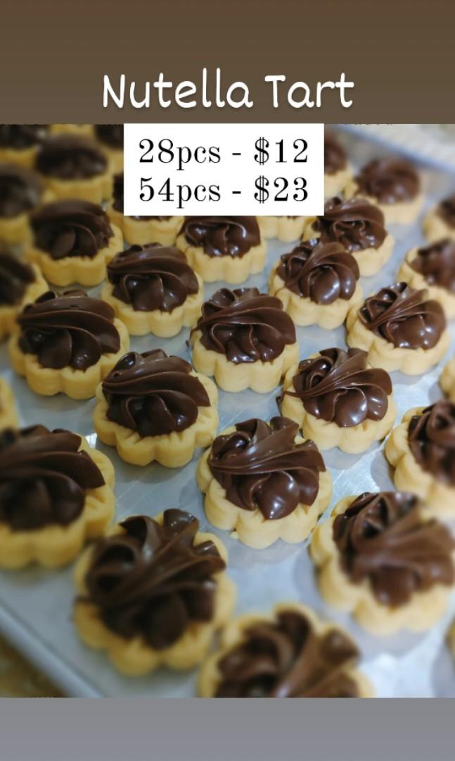 Nutella Tarts, Mix Tarts, Oreo/Milo Tarts, Food & Drinks, Homemade ...