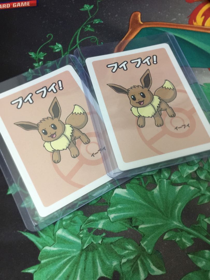 Official Pokemon Playing Card Eevee Artwork Pokemon TCG, Hobbies & Toys ...