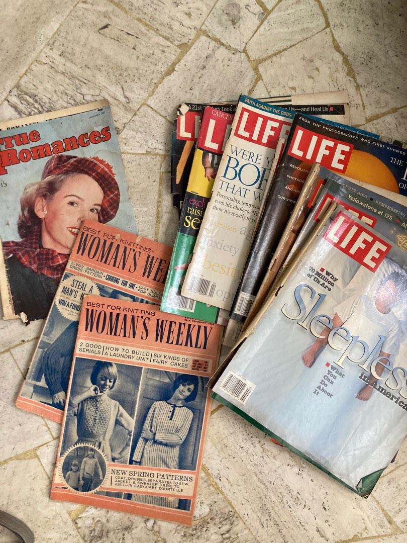 Old Magazines Life and Woman’s Weekly Free postage, Hobbies & Toys ...