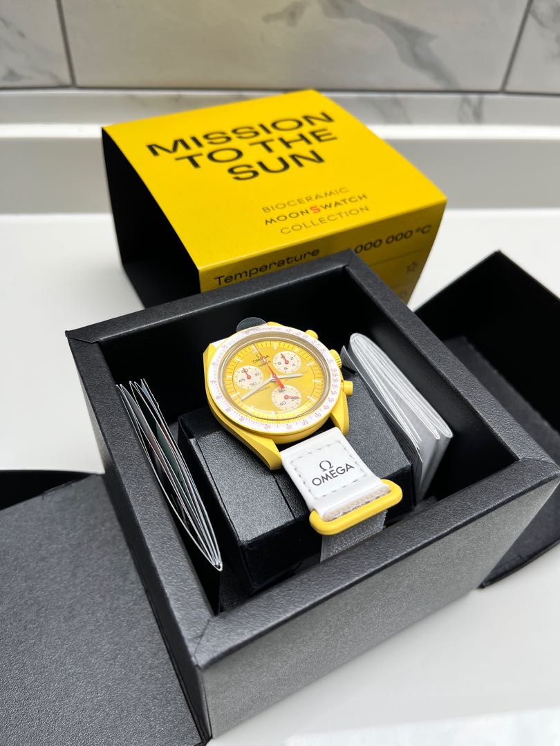 Omega Moon Swatch Collection, Men's Fashion, Watches & Accessories ...