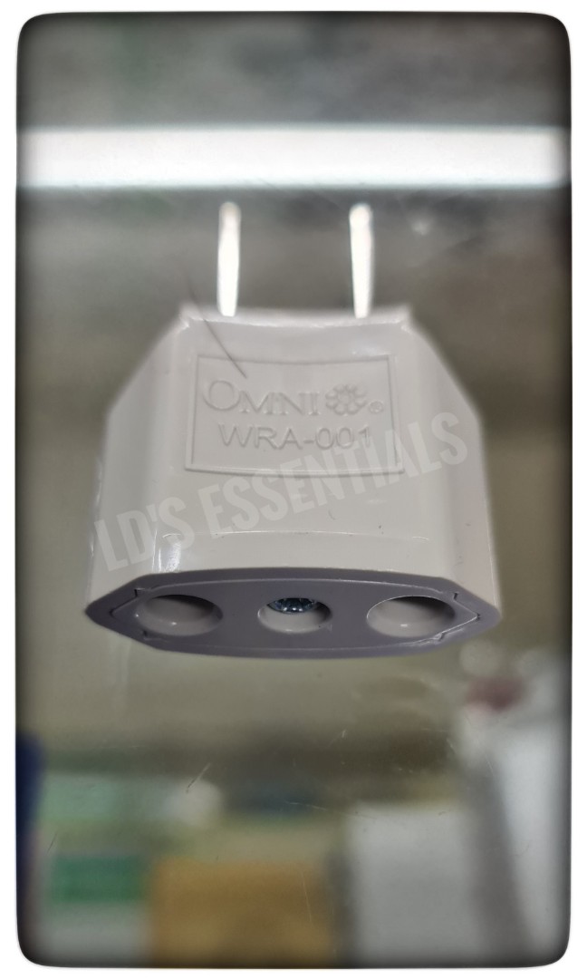 Omni WRA-001 regular adapter socket (round to flat), TV & Home ...