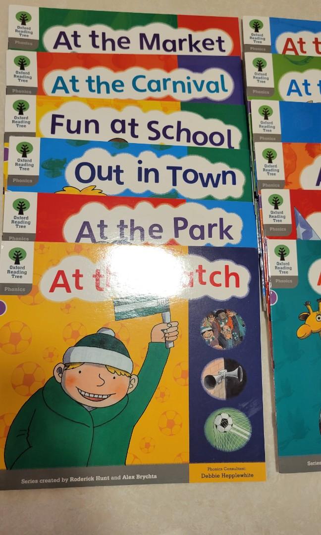 Oxford reading tree Phonics Level 1, 興趣及遊戲, 書本 & 文具, 小說 & 故事書 - Carousell