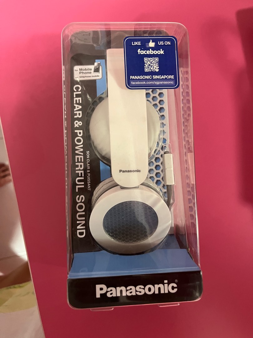 Panasonic headset RP-HXS200M, Audio, Headphones & Headsets on Carousell