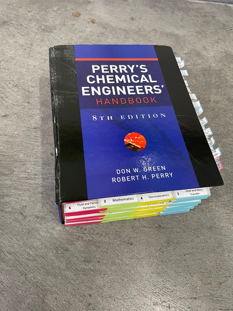 Perrys Chemical Engineers Handbook 8th Edition, Hobbies & Toys, Books ...