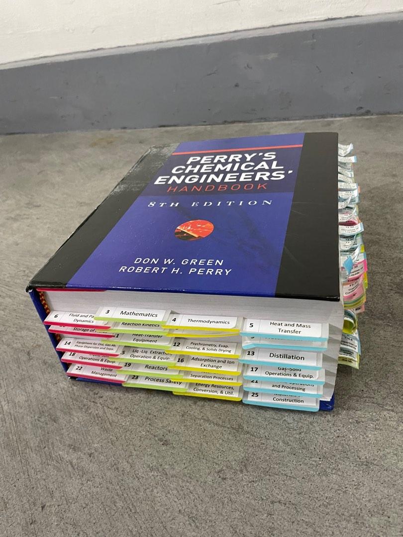 Perrys Chemical Engineers Handbook 8th Edition, Hobbies & Toys, Books ...
