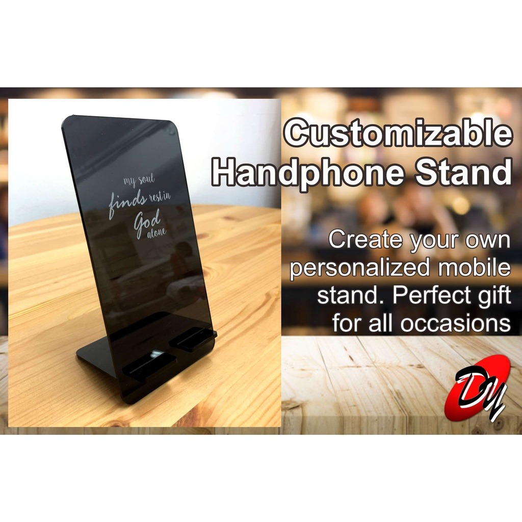 Personalized Engraved Handphone Stand | Teacher's Day Gift, Mobile ...