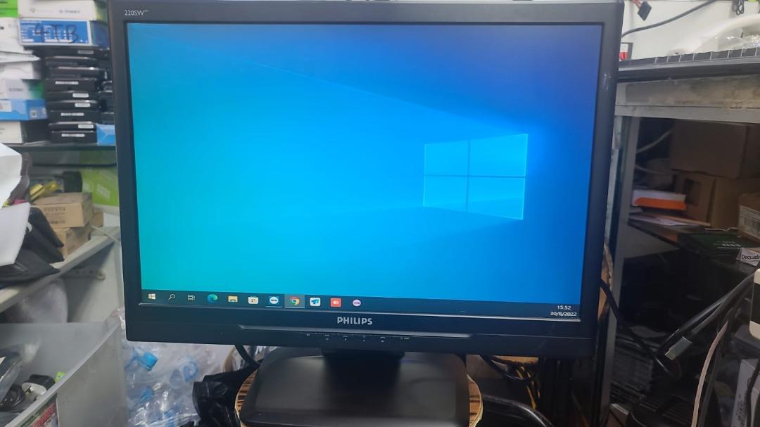 Philips 220SW Plus 22" LCD Monitor, 電腦＆科技, 電腦周邊及配件, 電子屏幕 - Carousell