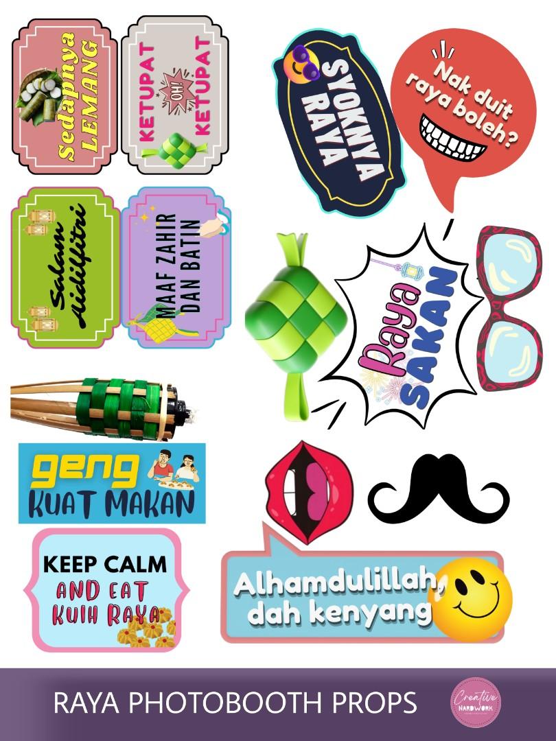 Photobooth Props, Hobbies & Toys, Stationery & Craft, Handmade Craft on ...