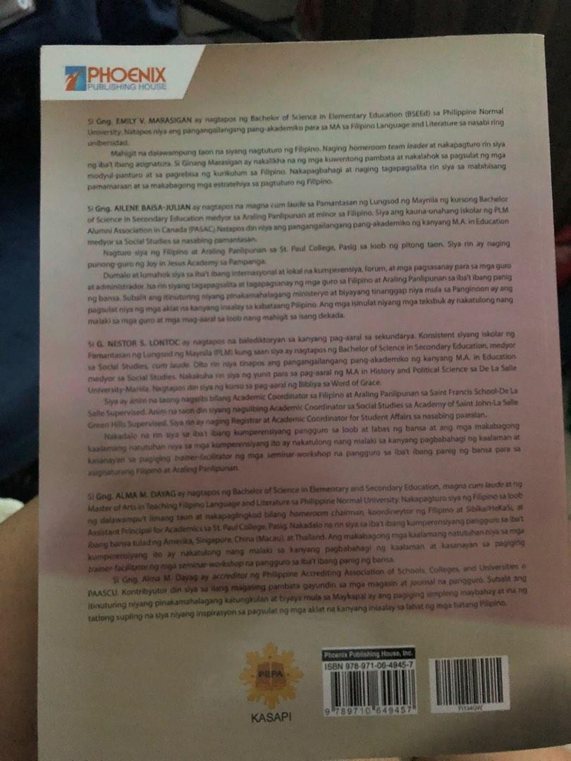 Pinagyamang Pluma 6 (Filipino Book), Hobbies & Toys, Books & Magazines ...