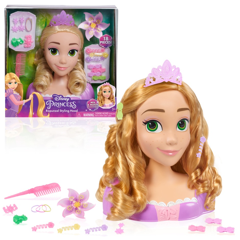 (PO)Disney Princess Rapunzel Styling Head, Hobbies & Toys, Toys & Games ...