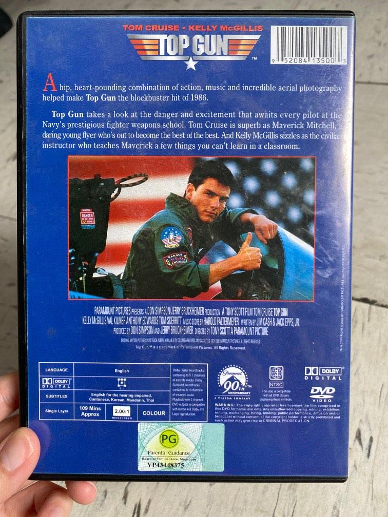 Preloved Top Gun DVD (Nostalgic blockbuster hit of 1986), Hobbies ...