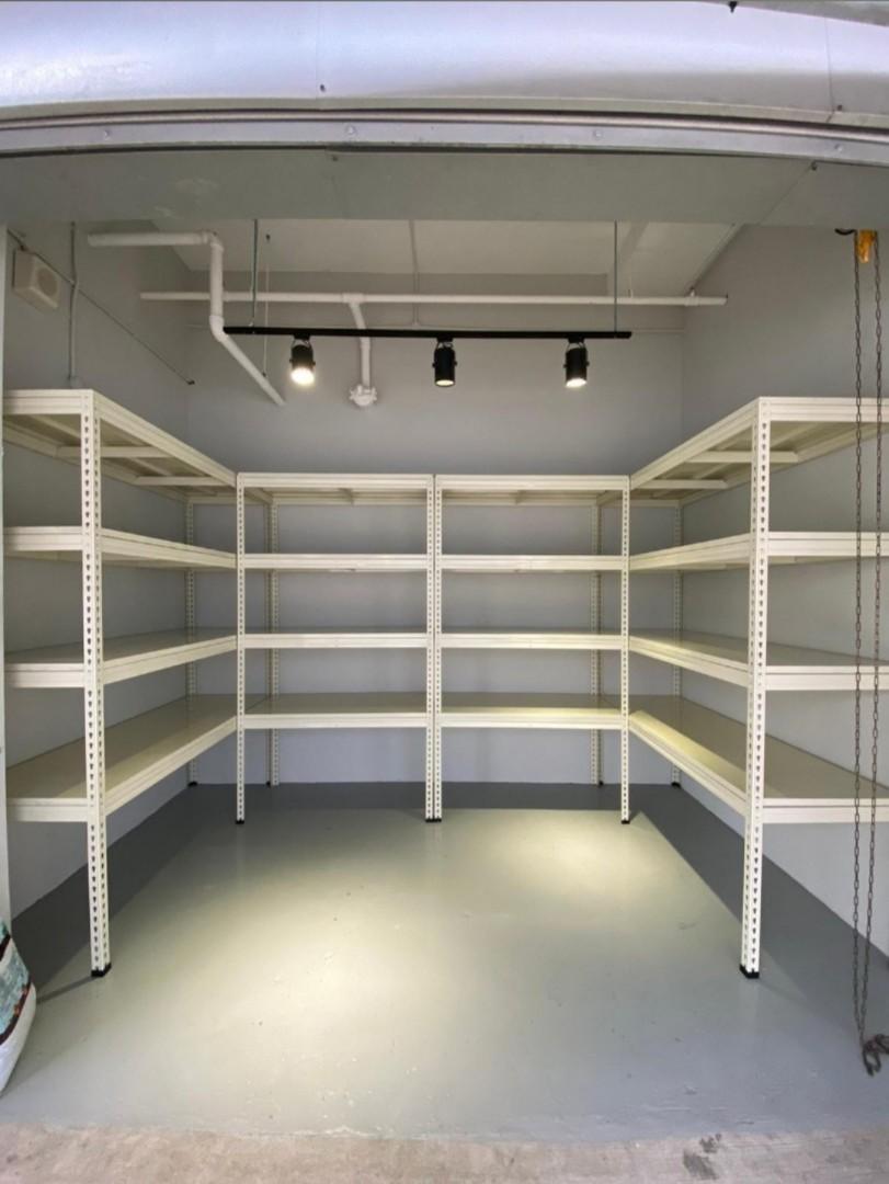 Premium Black Metal Boltless Rack, BTO, HDB, Offices Warehouse Rack ...