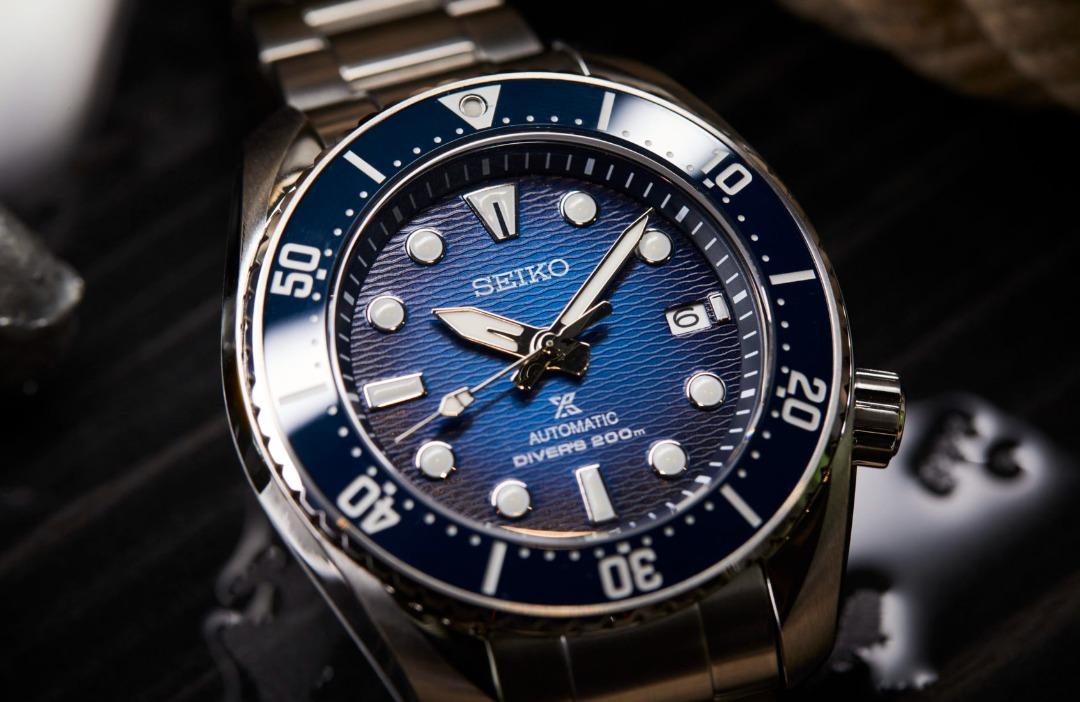 Seiko Prospex Sumo Blue Gradient Dial Stainless Steel Automatic Watch ...