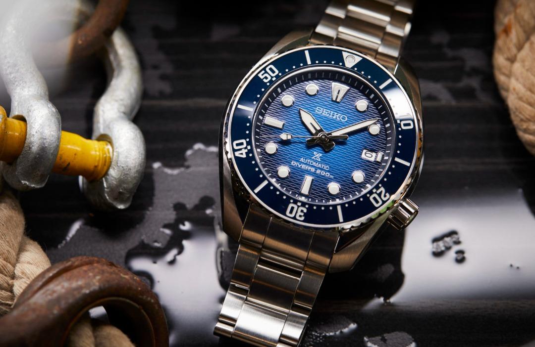 Seiko Prospex Sumo Blue Gradient Dial Stainless Steel Automatic Watch ...