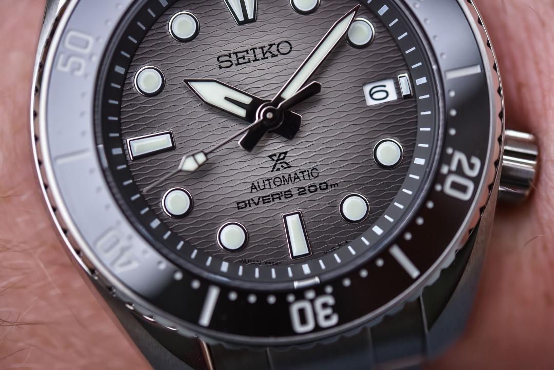 Seiko Prospex Sumo Grey Gradient Dial Stainless Steel Automatic Watch SPB323 SPB323J1, Men's ...