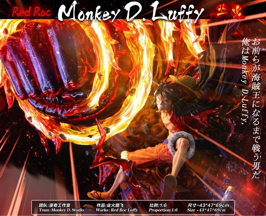 【Preview】Luffy Red Roc GK Figure ManQi Studio One Piece, Hobbies & Toys ...