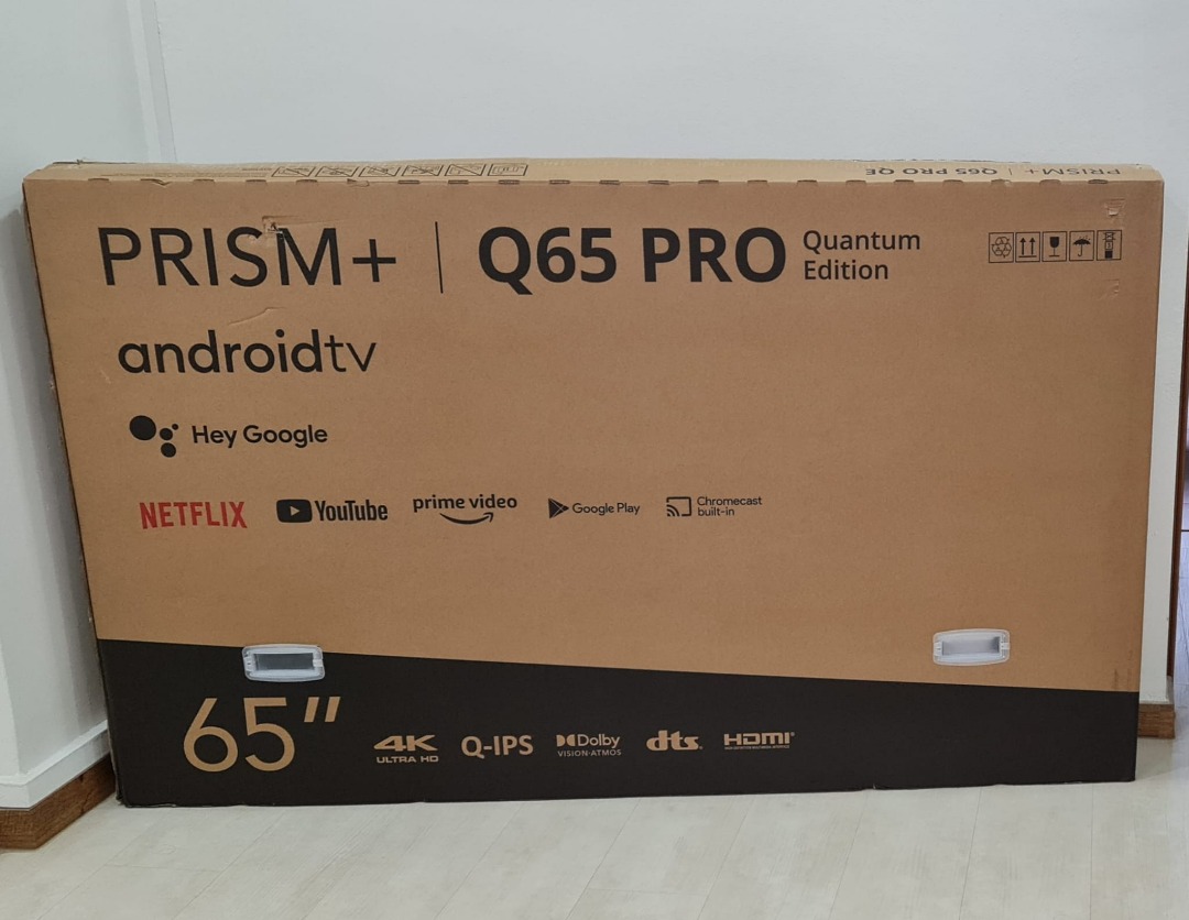 PRISM+ androidtv Q65 PRO Quantum Edition, TV & Home Appliances, TV ...