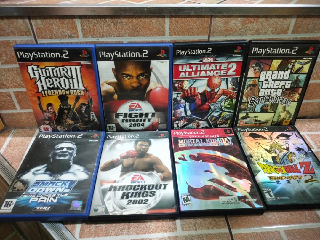 ps2 games, Video Gaming, Video Games, PlayStation on Carousell
