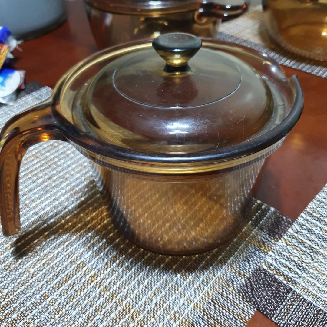 Pyrex Corning Vision Set 5 PCS, Furniture & Home Living, Kitchenware ...