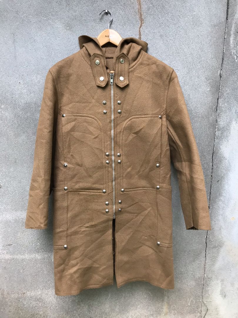 rare design van jac wool long jacket, Men's Fashion, Coats, Jackets and ...