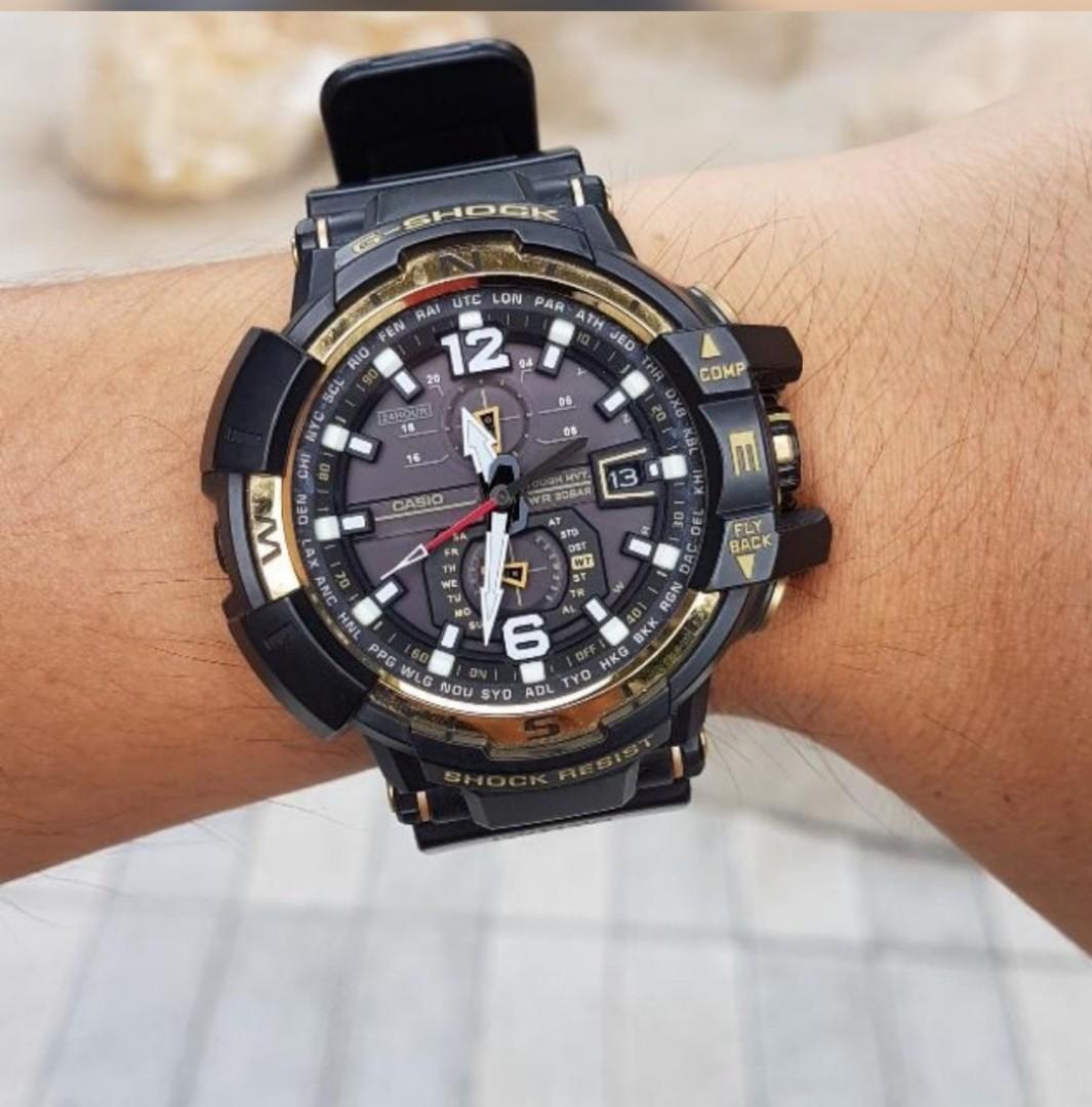 Rare Limited Edition! G Shock Aviator 30th Anniversary GW A1130 1ADR ...