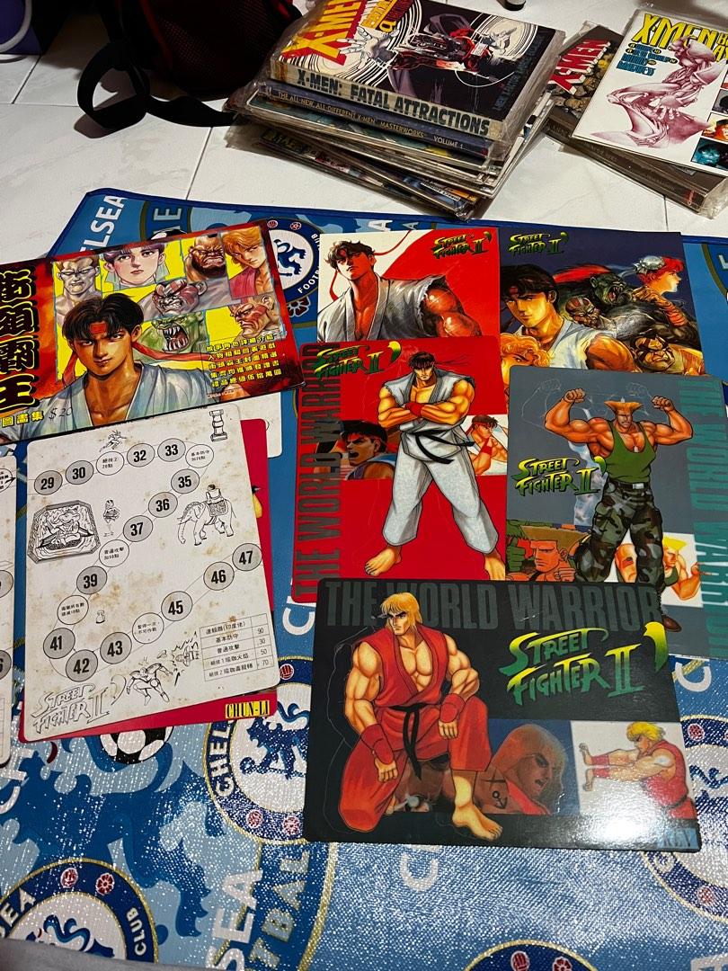 Rare Street Fighter sticker book and backing board, Hobbies & Toys ...