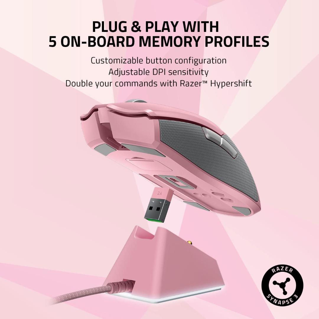 Razer Viper Ultimate Hyperspeed Ambidextrous Wireless Gaming Mouse ...