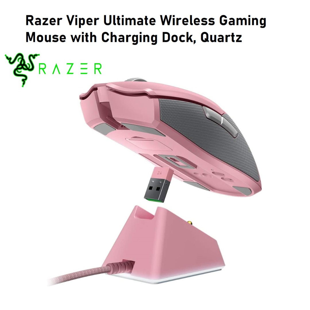 Razer Viper Ultimate Hyperspeed Ambidextrous Wireless Gaming Mouse ...