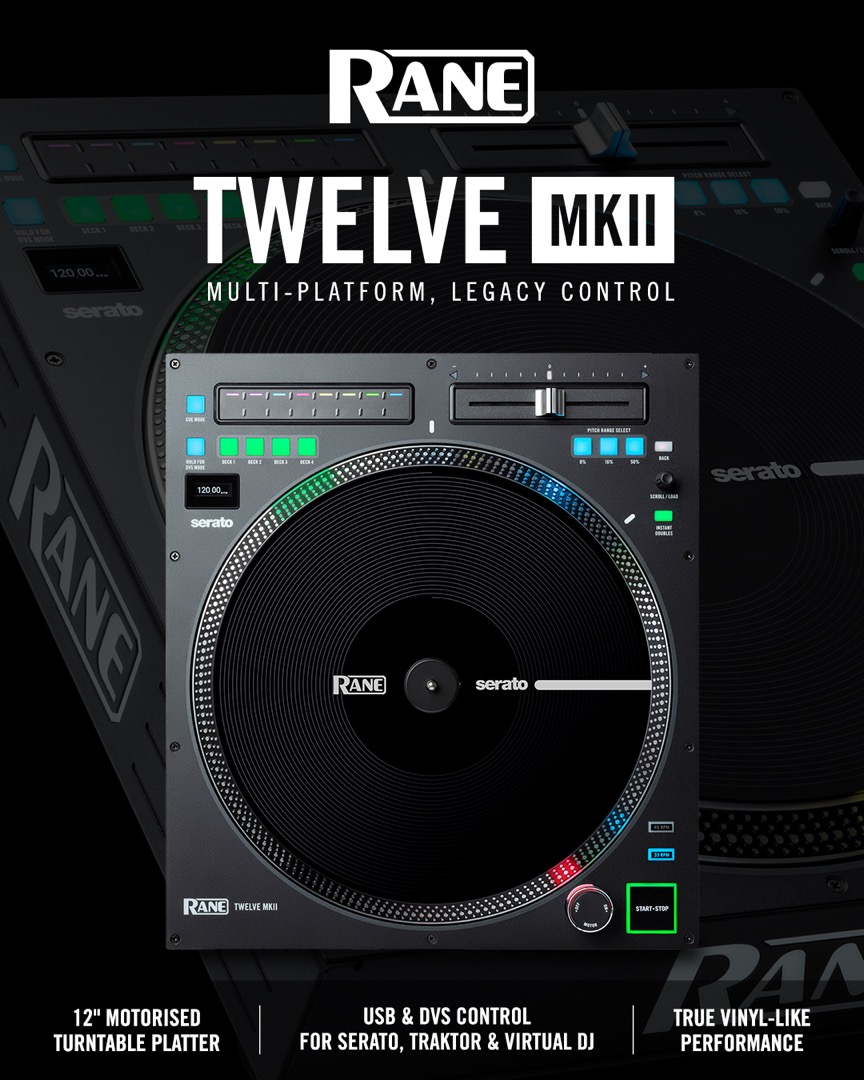 [Ready SG Stock- Rane Distributor] Rane Twelve MKll 12" DJ Motorised ...