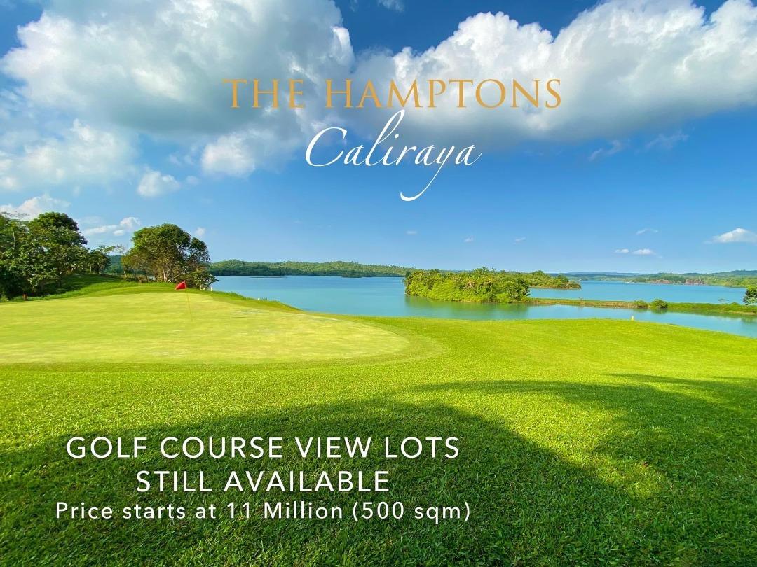 Residential Lot with Golf Course View at The Hamptons Caliraya, Cavinti ...
