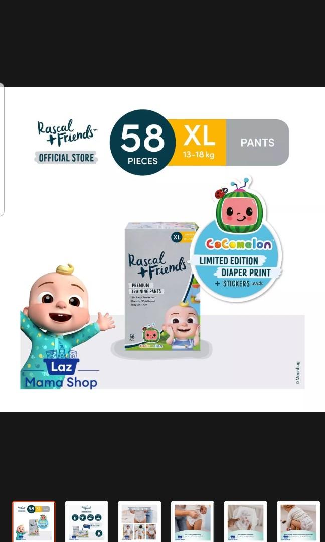 R&f cocomelon XL pants diapers, Babies & Kids, Bathing & Changing ...