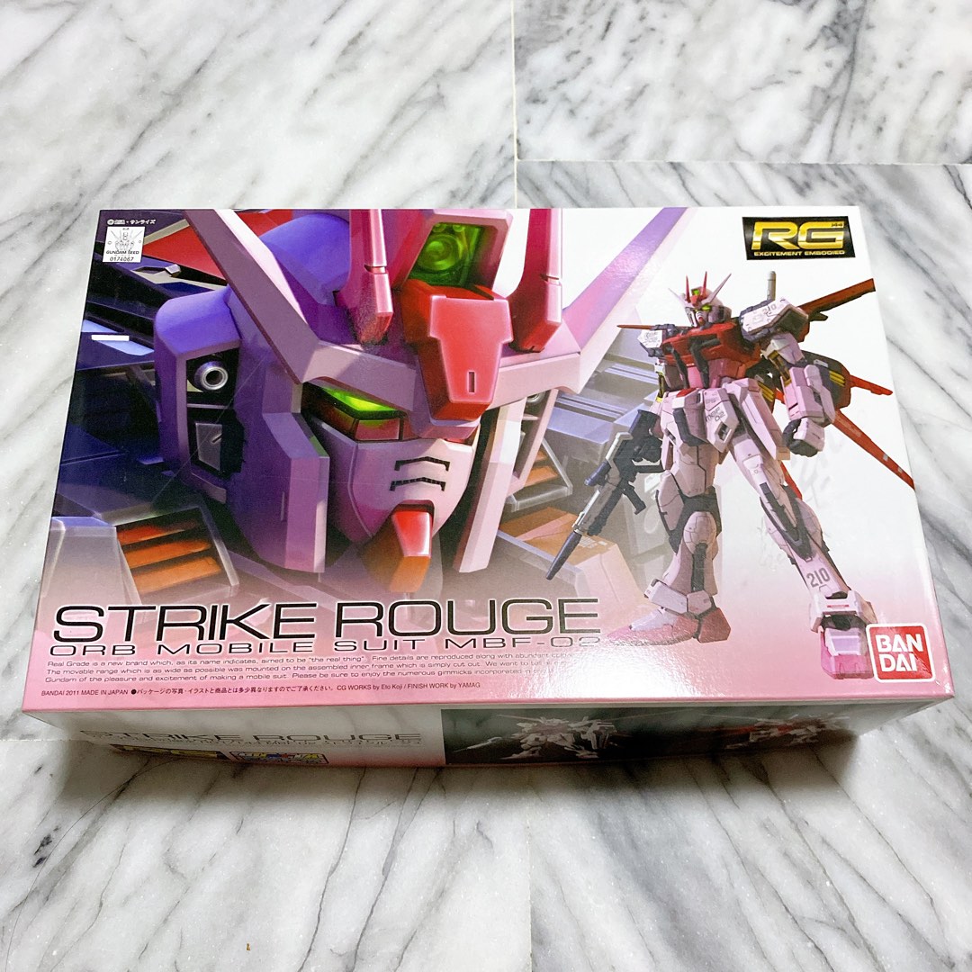 Rg 1/144 Strike Rouge Gundam, Hobbies & Toys, Toys & Games on Carousell