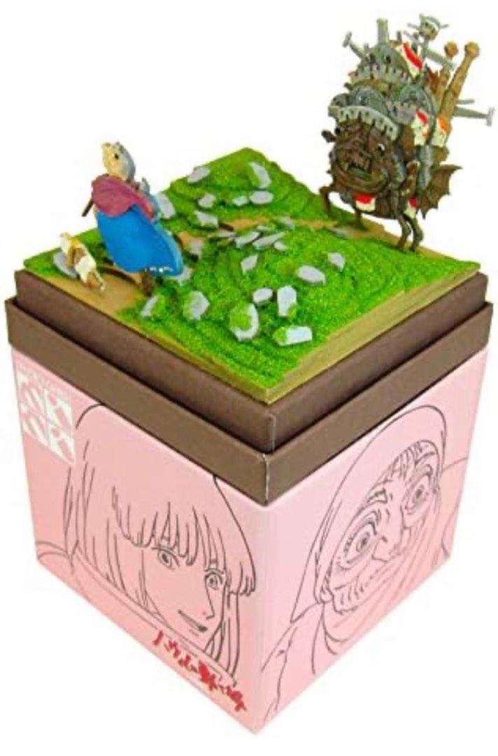 Sankei Studio Ghibli Howl's Moving Castle papercraft, Hobbies & Toys ...