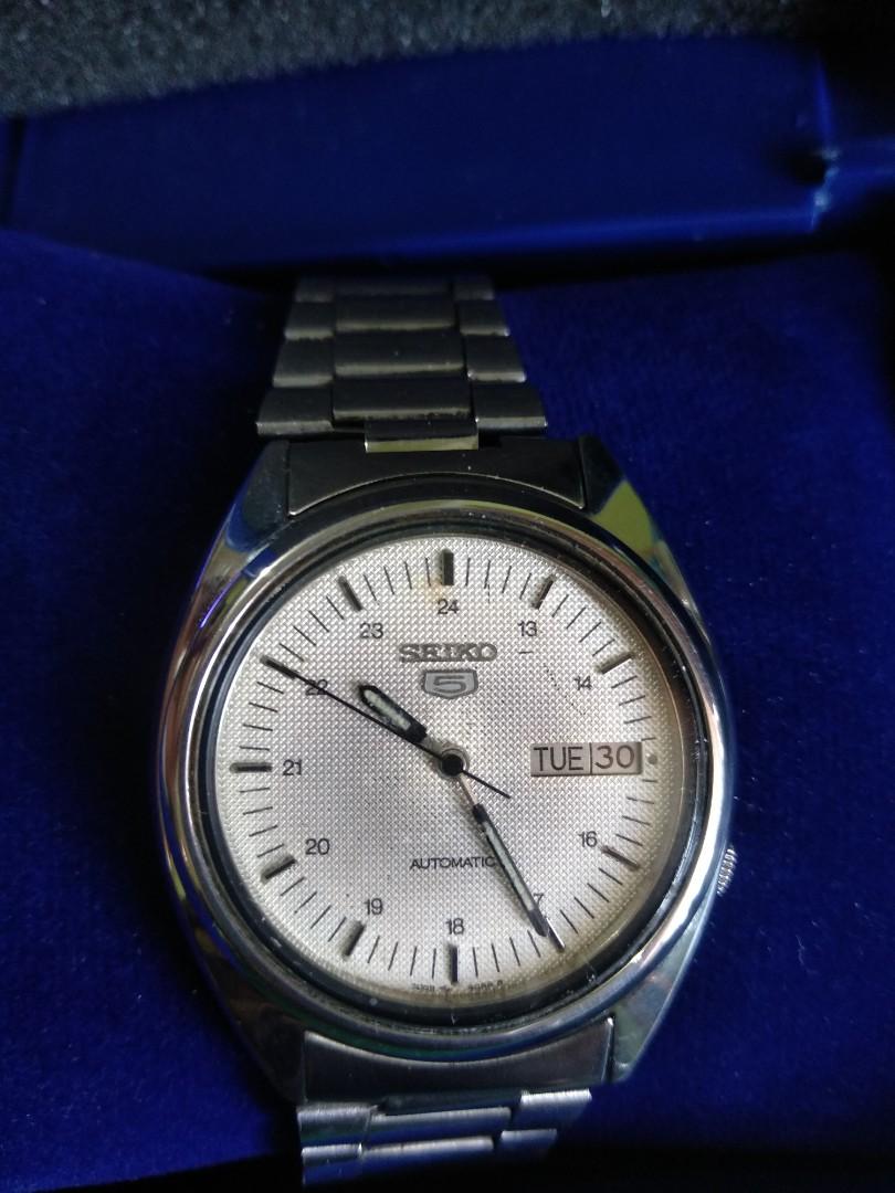 Seiko 5 cal 7009 Original 2nd, Fesyen Pria, Jam Tangan di Carousell