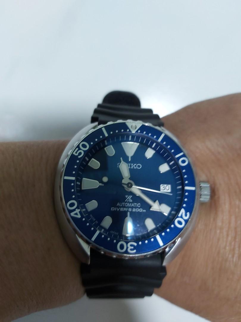 SEIKO BLUE MINI TURTLE (JDM), Men's Fashion, Watches & Accessories ...