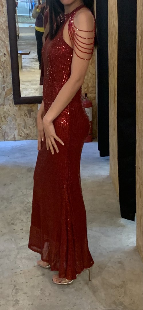 Sequence formal gown, Women's Fashion, Dresses & Sets, Evening dresses ...