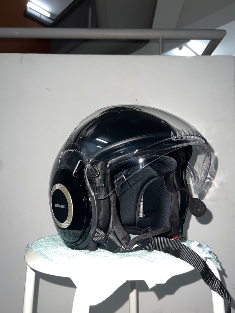 Shark nano helmet, Motorcycles, Motorcycle Accessories on Carousell