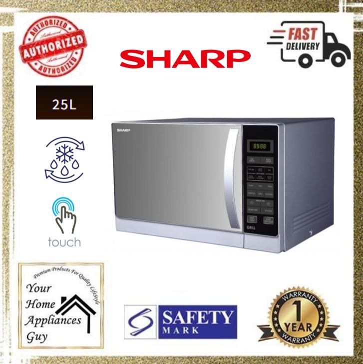 Sharp 25L Microwave Oven with Grill R-72A1(SM)V, TV & Home Appliances, Kitchen Appliances, Other ...