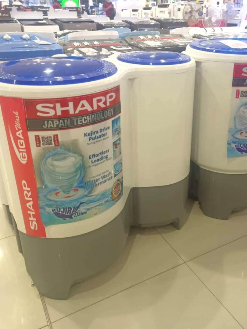 SHARP TWIN TUB WASHING MACHINE, TV & Home Appliances, Washing Machines ...