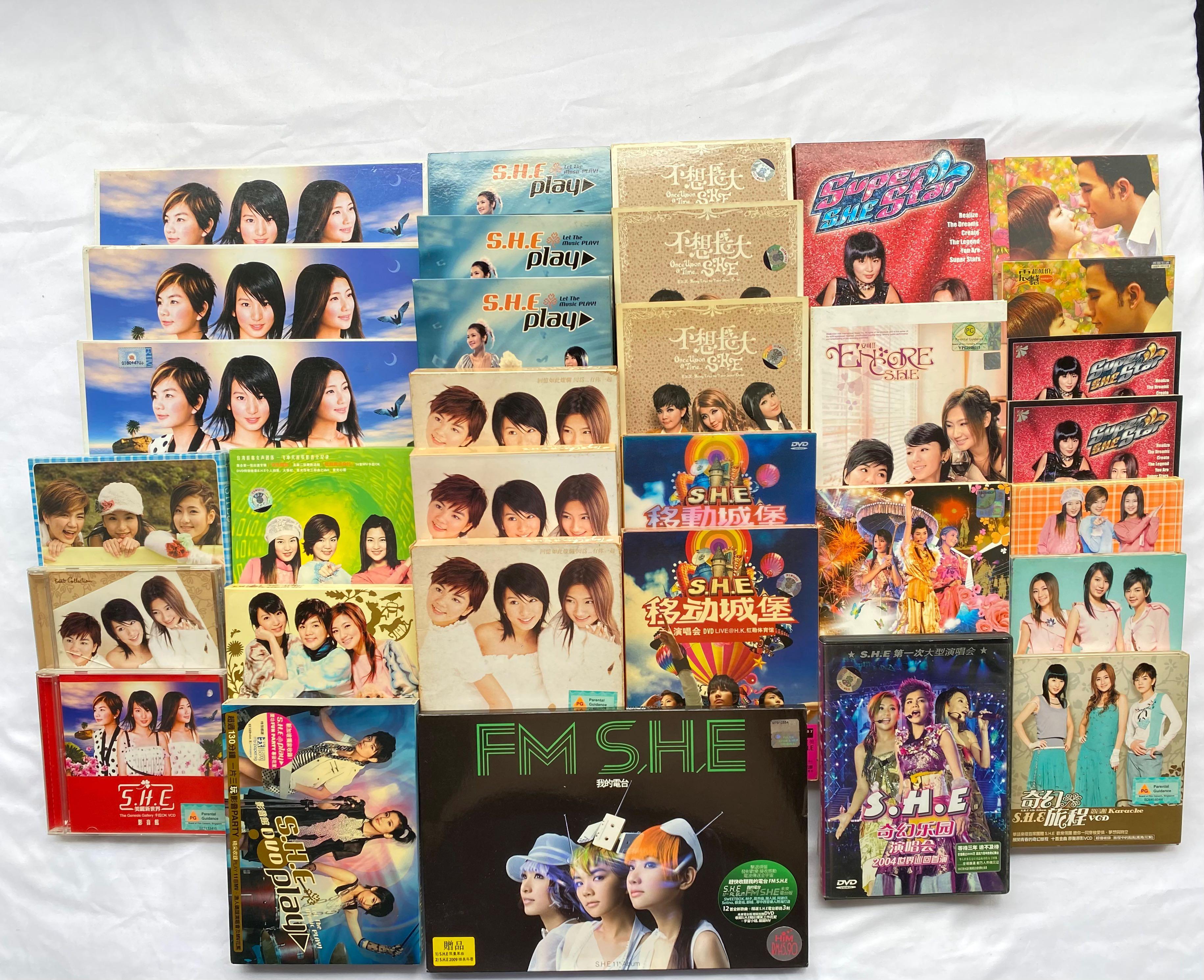 S.H.E SHE SELINA HEBE ELLA ALBUMS, Hobbies & Toys, Music & Media, CDs & DVDs on Carousell
