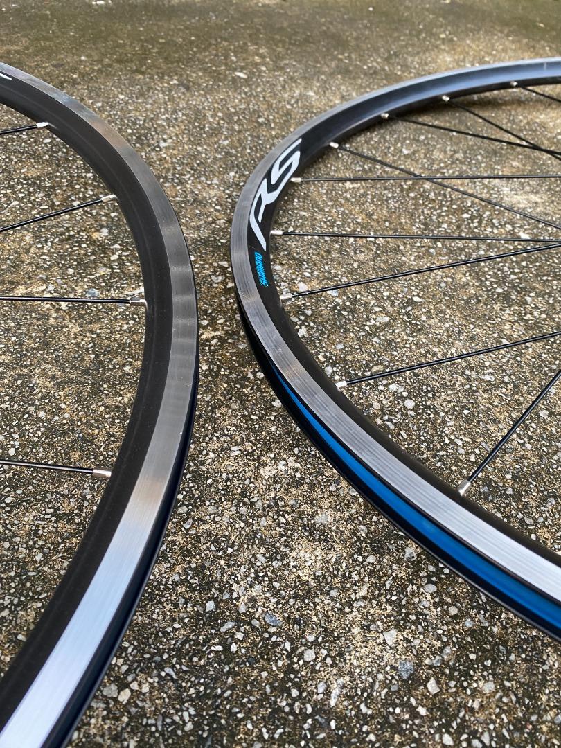 Shimano WH-RS100 10/11/12 speed Road Wheelset, Sports Equipment, Bicycles & Parts, Parts ...